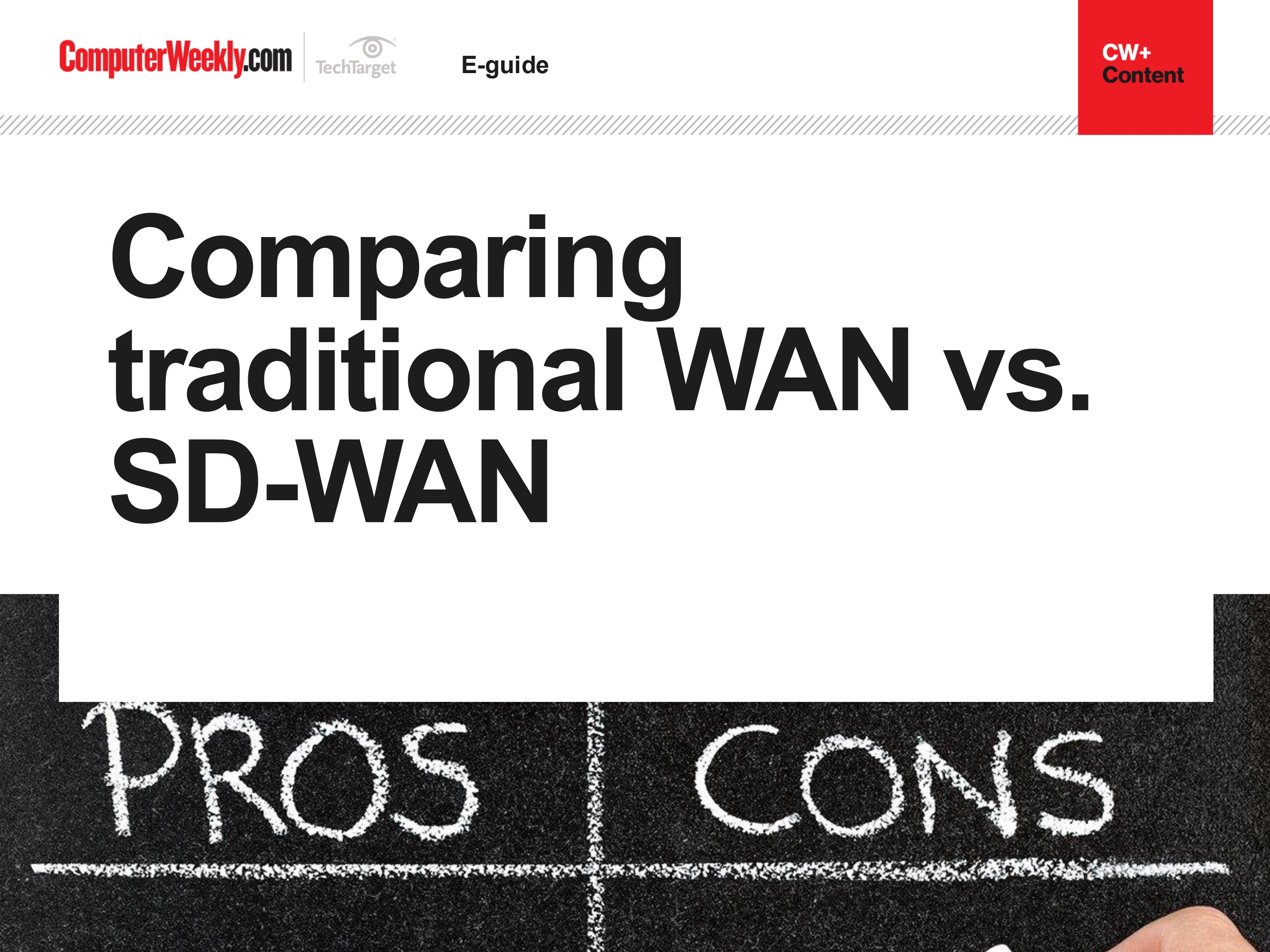 Comparing traditional WAN vs. SD-WAN | Computer Weekly