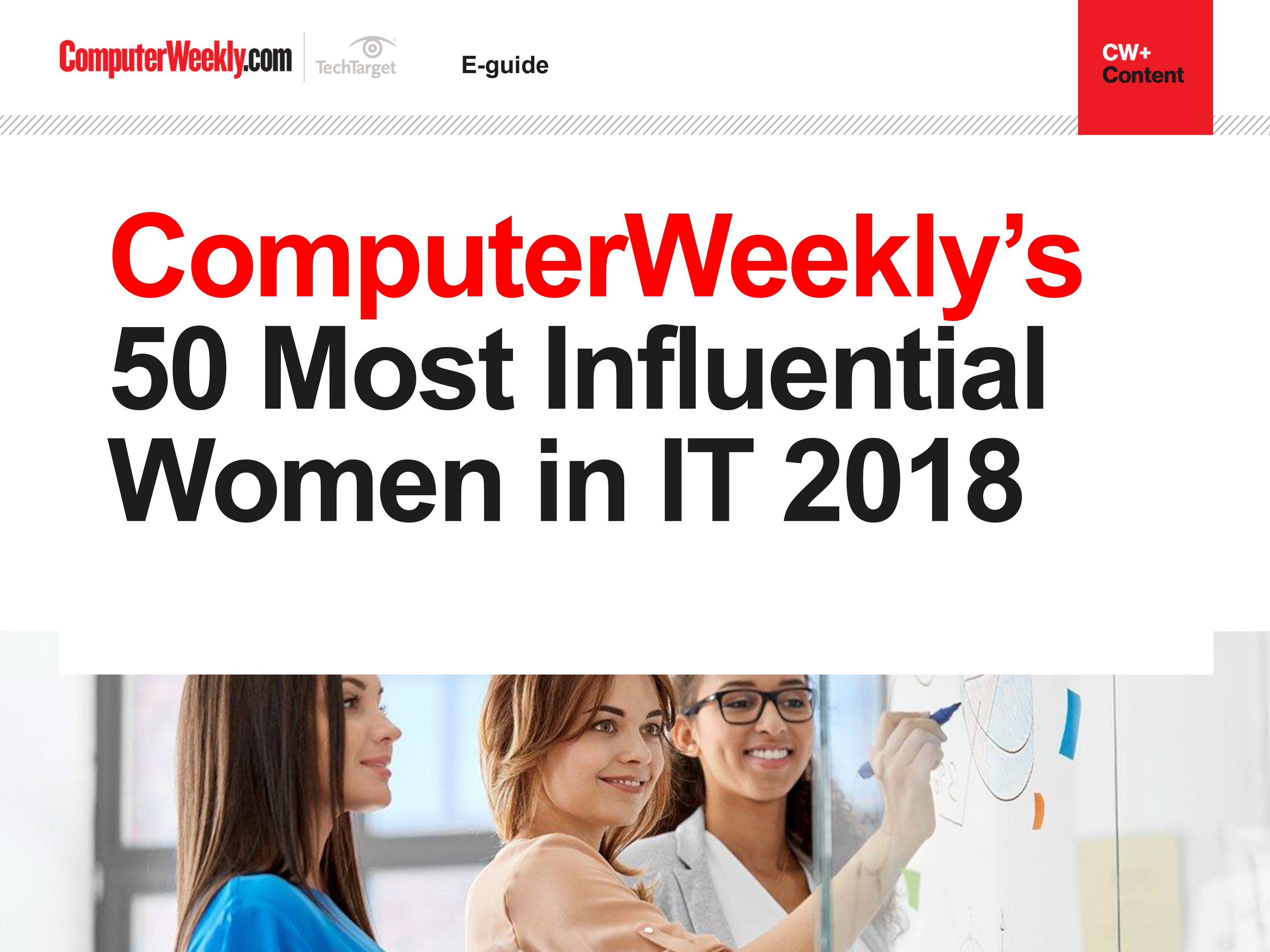 ComputerWeekly's 50 most influential women in IT 2018 | Computer Weekly