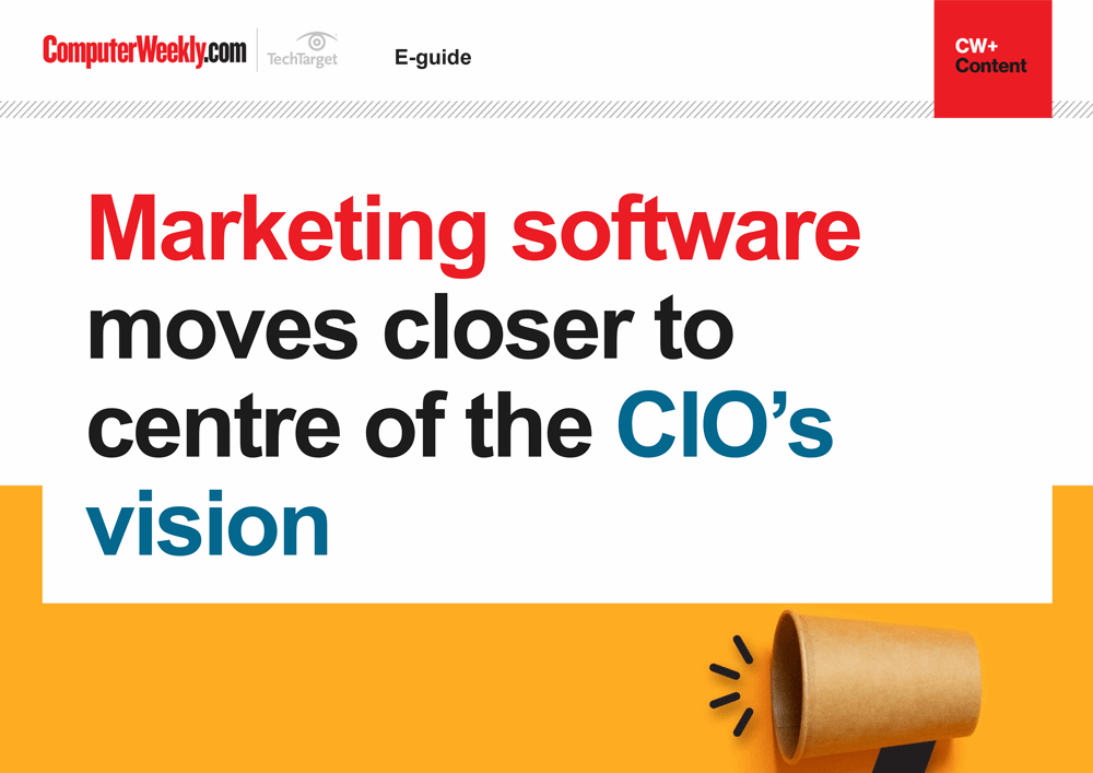 Marketing software moves closer to centre of the CIO's vision ...