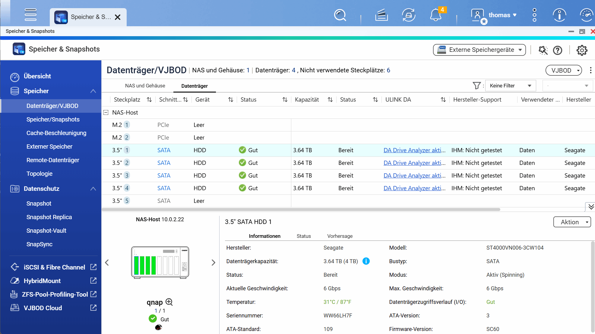 Storage und Snapshots auf QNAP-NAS verwalten: So gehts | Computer Weekly