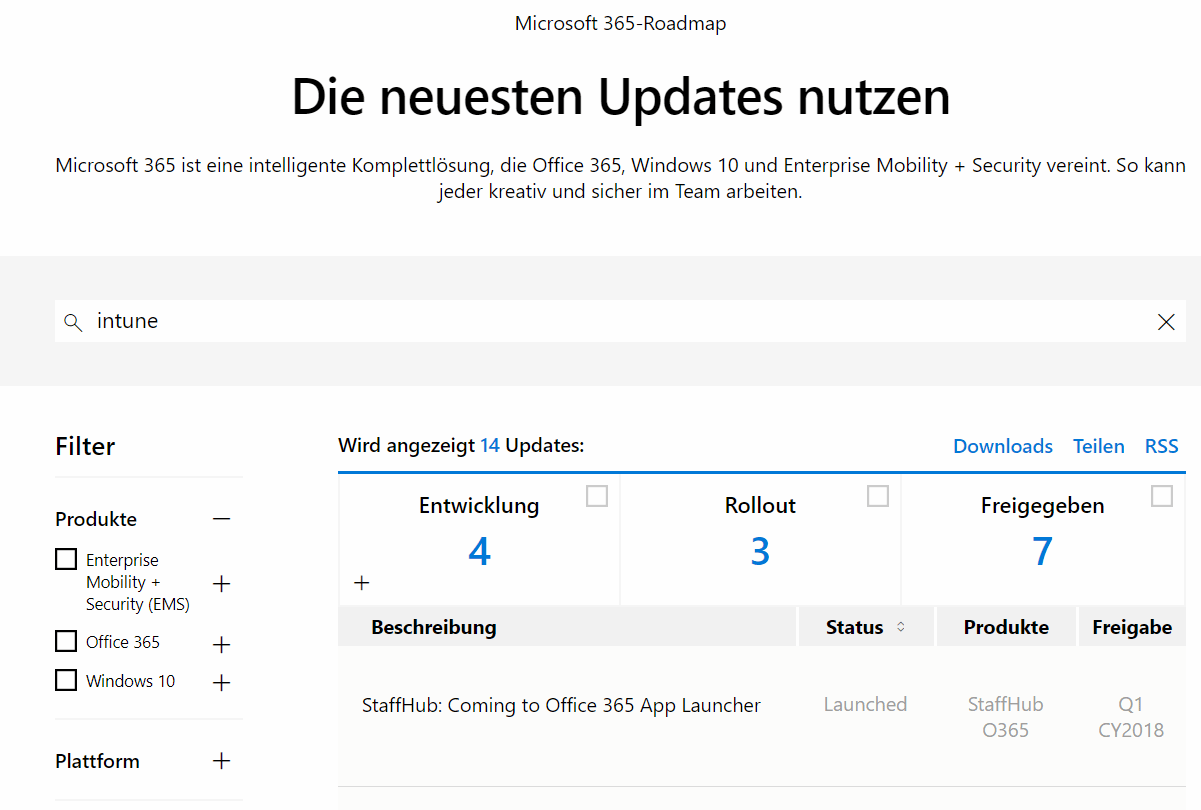 Microsoft Intune: Roadmap und Updates im Blick behalten | Computer Weekly