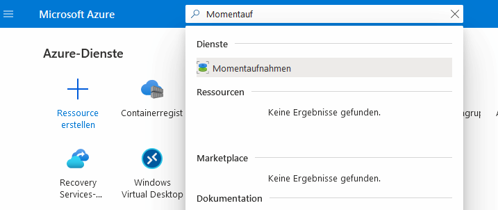 Snapshots für Azure-VMs und verwaltete Festplatten erzeugen | Computer ...