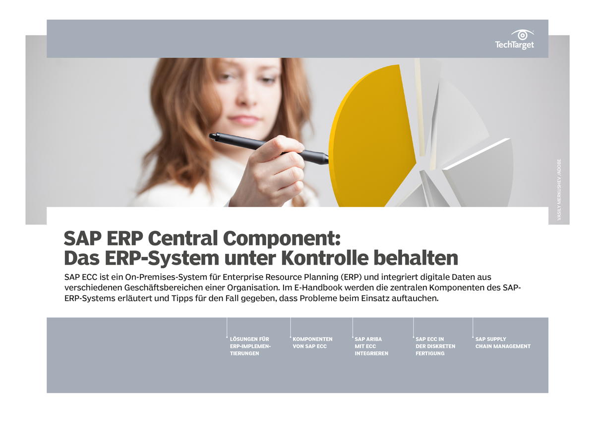 Kostenloses E-Handbook: SAP ECC unter Kontrolle behalten | Computer Weekly