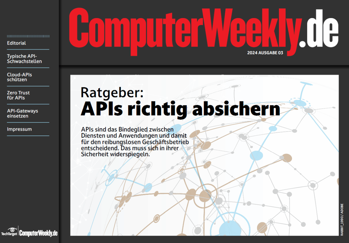 Kostenloses E-Handbook: Ratgeber – APIs richtig absichern | Computer Weekly