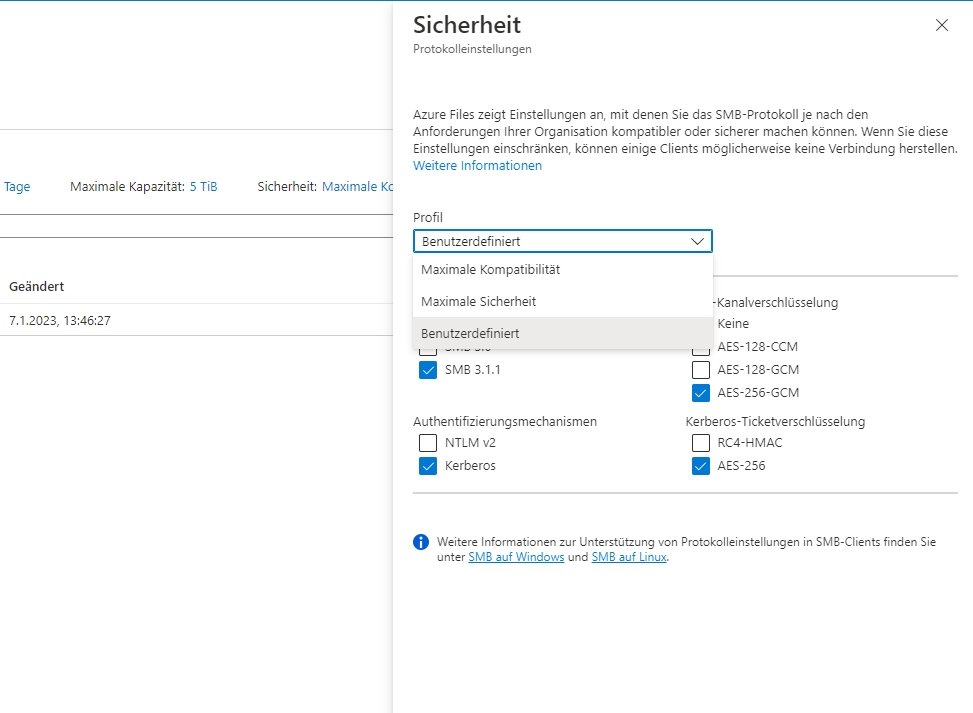 Azure Files: SMB-Zugriff auf Dateifreigaben über das Internet ...