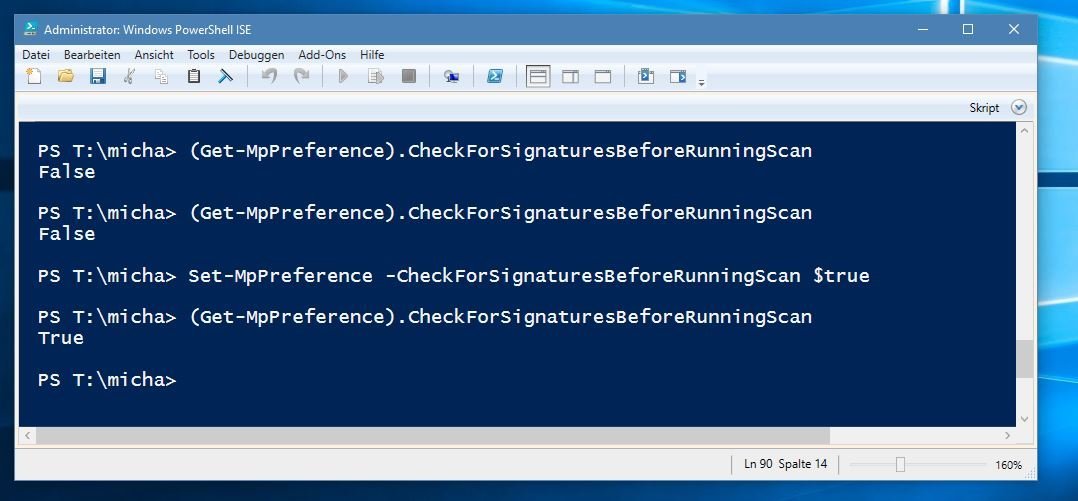 PowerShell-Praxis: Beispiele zur Steuerung von Windows Defender ...