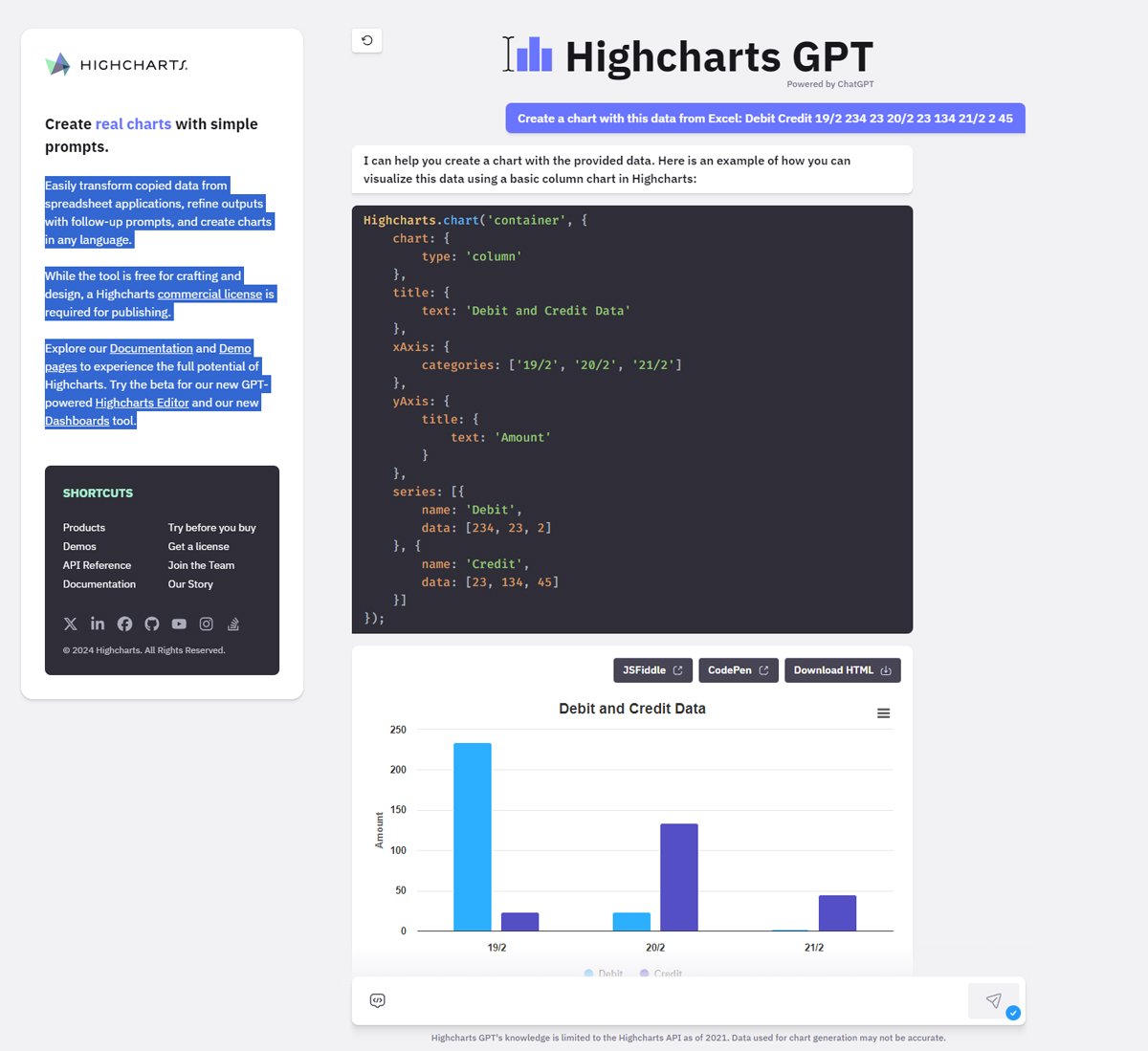 Highcharts GPT: Diagramme mit einfachen KI-Prompts erstellen | Computer ...
