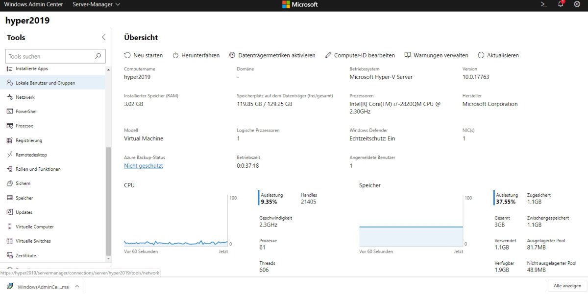 Erste Schritte mit dem kostenlosen Hyper-V Server 2019 | Computer Weekly