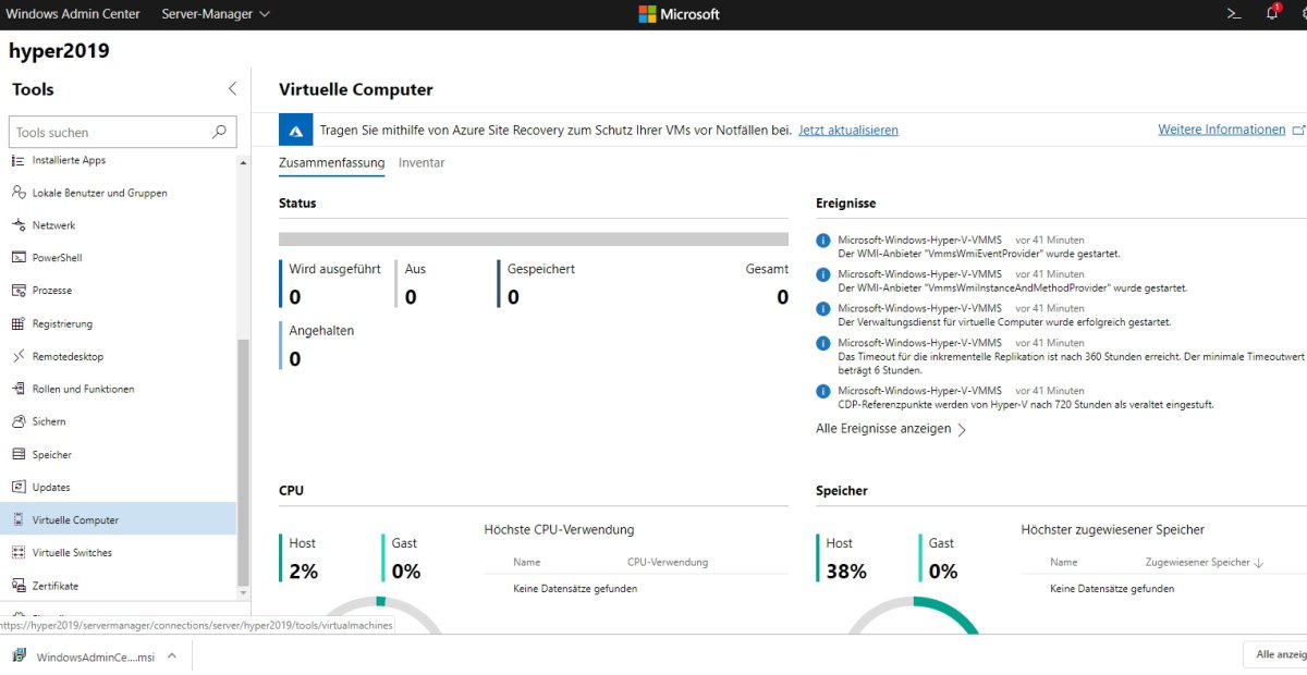 Erste Schritte mit dem kostenlosen Hyper-V Server 2019 | Computer Weekly
