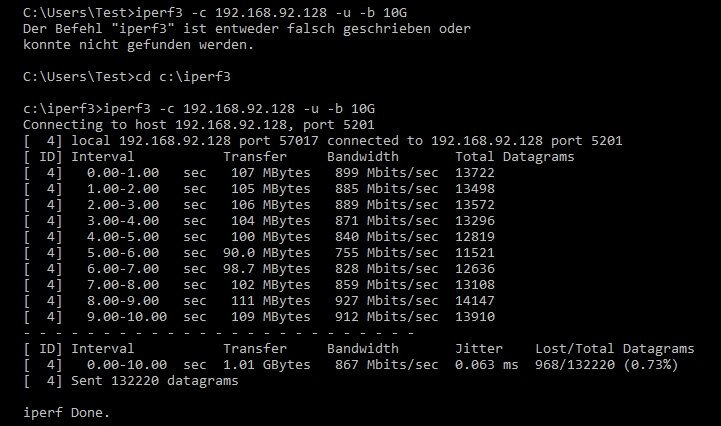 Mit iPerf3 Netzwerkbandbreite, Jitter und Paketverlust testen ...