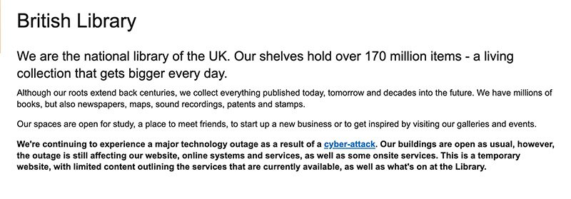 British Library cyber attack explained: What you need to know ...
