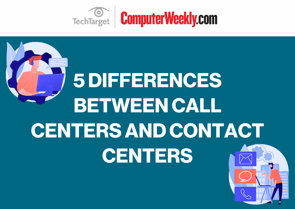 Infographic: 5 differences between call centers and contact centers ...