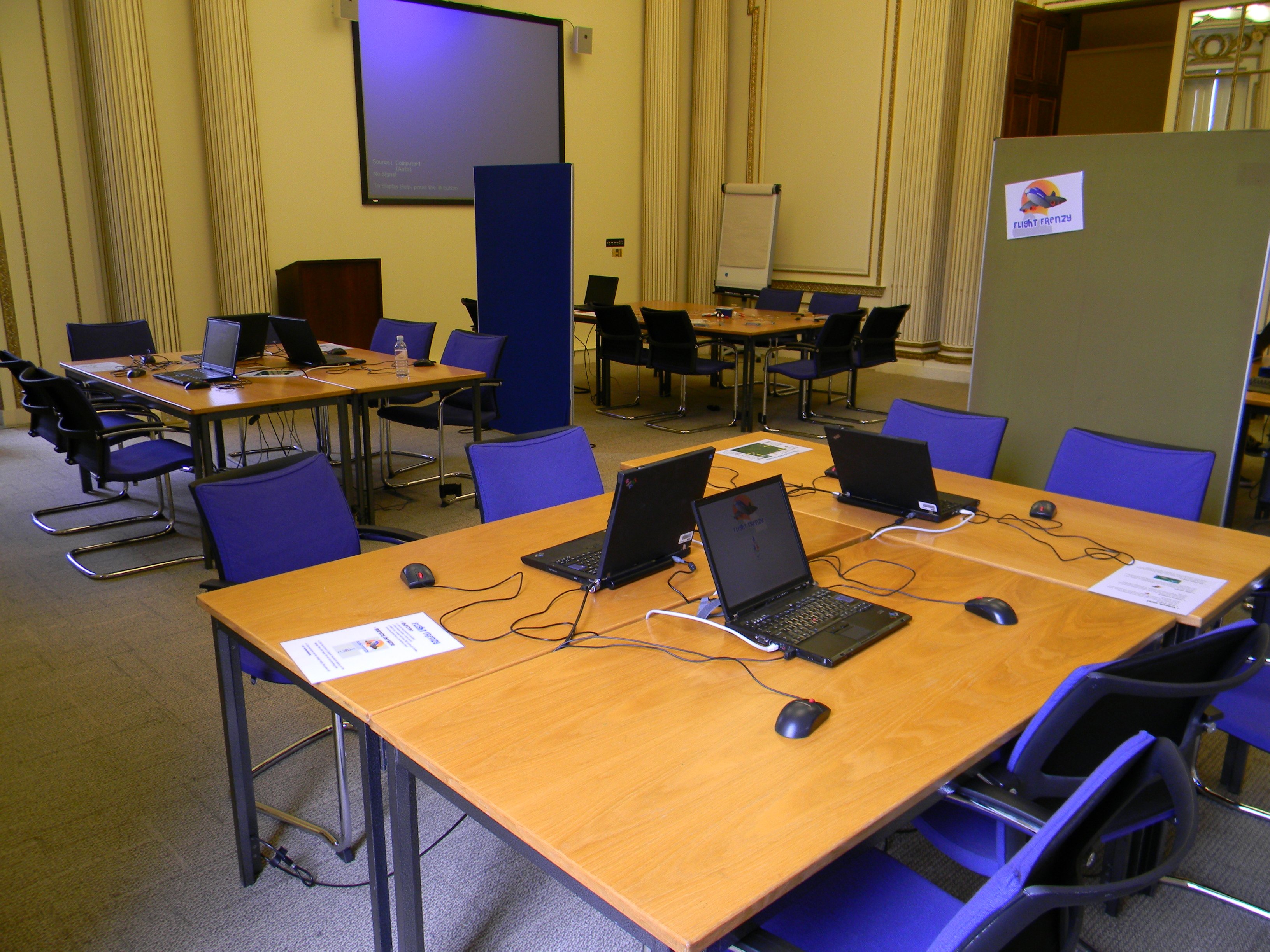 Flight Frenzy - IBM Blue Fusion event at Hursley House