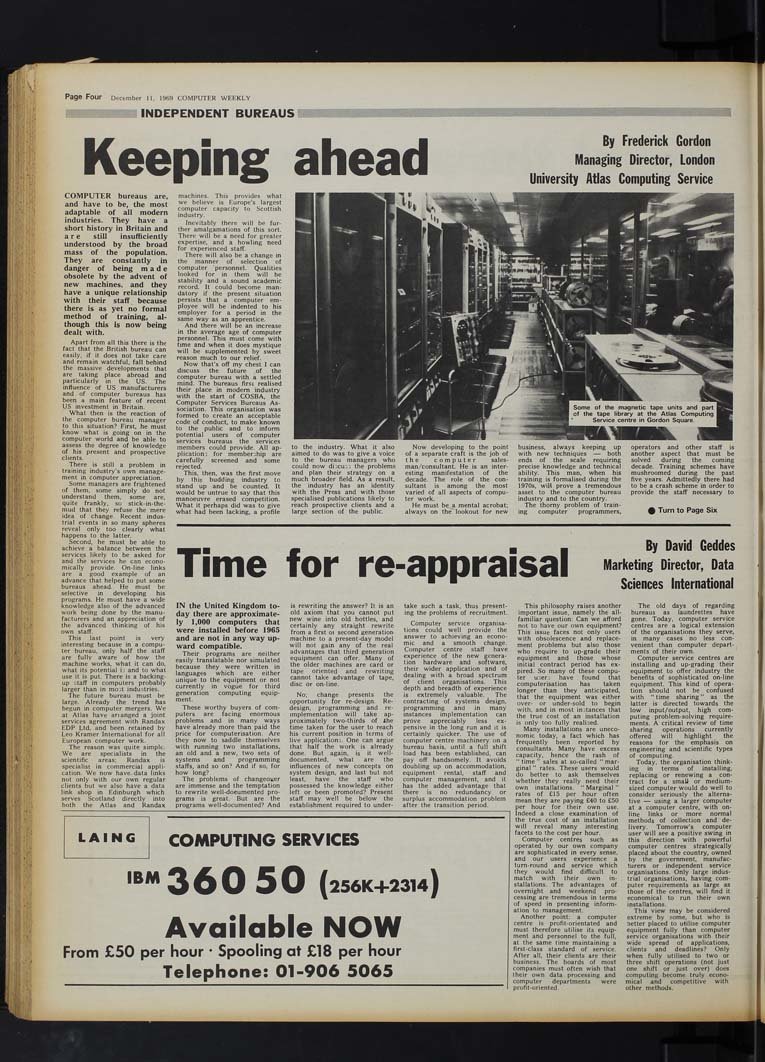 December 11, 1969 - Keeping Ahead - CW@50: News in December