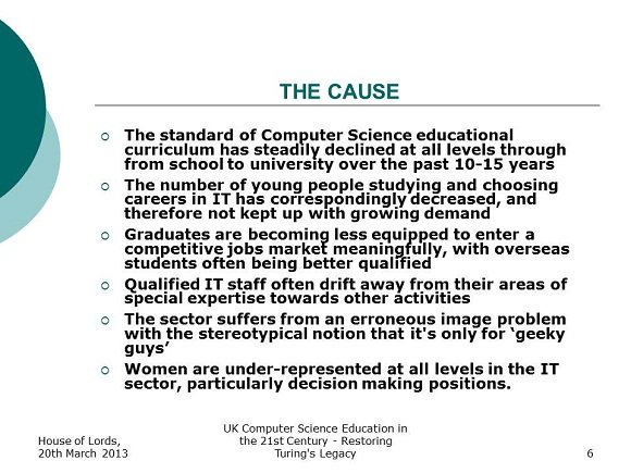 Computer Science curriculum sees a drop in standards - UK Computer ...