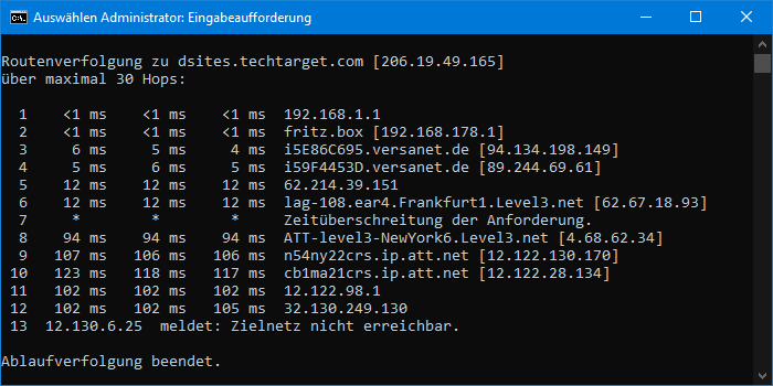 Was ist Traceroute (Tracert)? - Definition von Computer Weekly