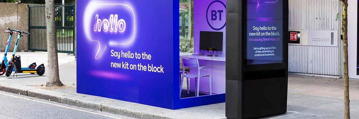BT gifts small businesses £7.5m in street advertising as Street Hub 2.0 ...